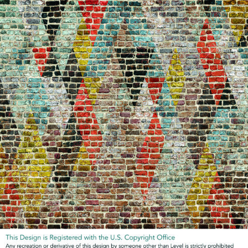Lindsey II - Brick Overlay - Level Wallcoverings